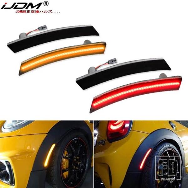 ミニクーパー R50/R52/R53 2002-2008 1st Gen フロント &amp; リア LED サイドマーカー ウィンカーランプ サイドリピーター■仕様 【爆買】危険化学物質:なし車両ブランドモデル:MINI電圧:12Vインタ...