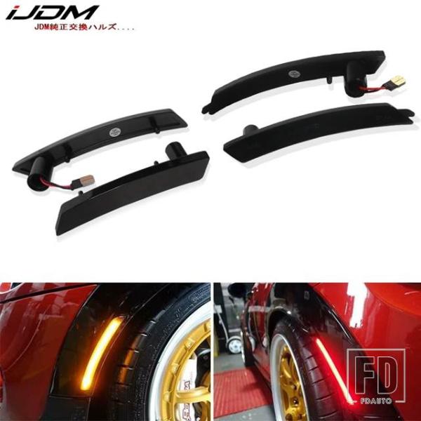 ミニクーパー R55/R56/R57/R58/R59/R60/R61対応 フロント &amp; リア LED サイドマーカー ウィンカー サイドリピーターランプ■仕様 【爆買】高懸念化学物質:なし車両ブランドモデル:汎電圧:12Vインターフ...