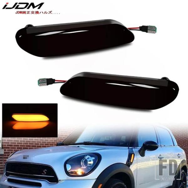 ミニクーパー R60 R61 COUNTRYMAN PACEMAN 3D LEDサイドマーカー 2個 2011-16年交換 ■仕様 【爆買】高懸念化学物質:なし車両ブランドモデル:MINI電圧:12Vインターフェースタイプ:T10(W5W ...