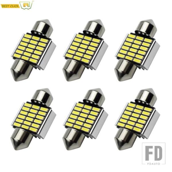 6ピース/パックフェストゥーン 31mm LED 電球 C5W ライト CANBUS 自動ドームステップウェルランプ SV8.5 DE3175 DE3022 DE3021 3021 6428 3022■仕様 【爆買】重要な化学物質:なし車両...