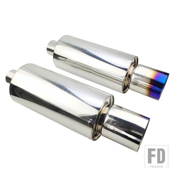 汎 排気システムテールパイプマフラーステンレスマフラー大型インターフェース 63mm 76mm SES BOMBAS■仕様 【爆買】特殊機能:背圧マフラーその他の部品番号:PQG-006メーカー部品番号:PQG-006交換部品番号:76-1...