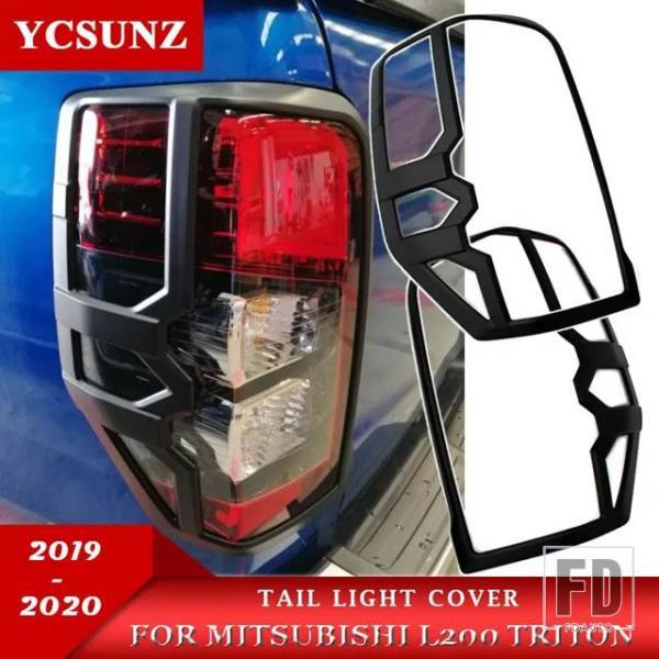 三菱 テールライトカバー トライトン L200 2019-21 RAM 1200 STRADA STRAKAR BARBARIAN リアランプライトトリム YCSUNZ■仕様 【爆買】特殊機能:車のライトの装飾と保護素材の種類:ABSプラス...