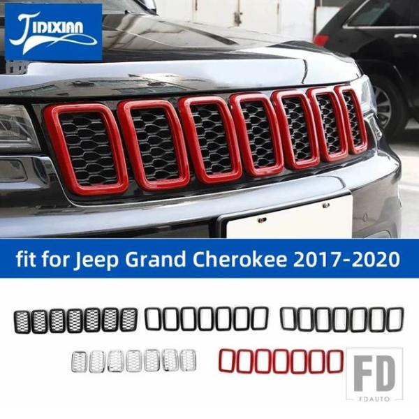ジープ 車グリルカバー装飾カバーステッカーグランドチェロキー 2017-2020 レーシンググリルアクセサリー■仕様 【爆買】重要な化学物質:なし特殊機能:装飾素材の種類:ABS外部テスト認証:ISO9001モデル:SZZT00203適合:...