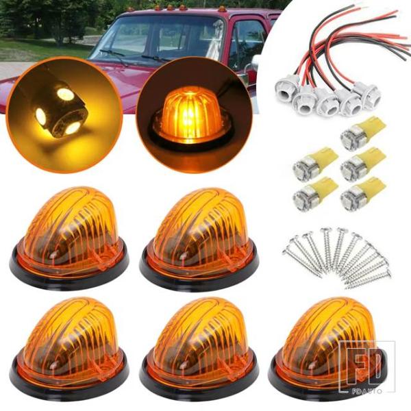 シボレー 5個 キャブルーフトップマーカークリアランスランニングライト GMC CK 1973-1981 1982 1983 1984 1985 1986 1987 適合■仕様 【爆買】重要な化学物質:なし電圧:12Vルーメン:2600LM...