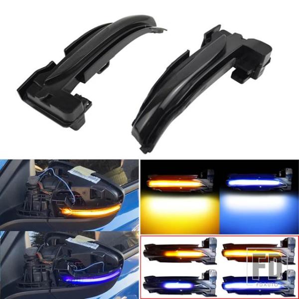 フォード 2個 LED サイドバックミラーシーケンシャルインジケータウインカーランプフォーカス MK4 AB BJ 2019-2020 ダイナミックウィンカーライ■仕様 【爆買】重要な化学物質:なし車両ブランド/モデル:フォード電圧:12V...