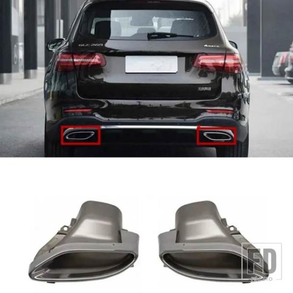 メルセデス リアバンパー排気ポート GLC CLASE W253 2016-2019■仕様 【爆買】重要な化学物質: なし原産地:中国 中国本土種類: バンパー