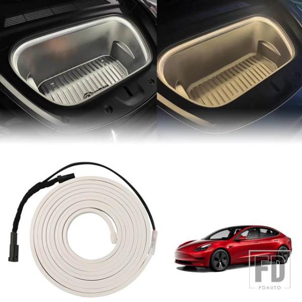 テスラ FRUNK ライトストリップ モデル 3 モデルY 2021-2024 フロントトランク LEDアンビエントライト自動オン/オフ 12-16V■仕様 【爆買】重要な化学物質:なし重量:0.22KGモデル:テスラモデルY 3フランク ...
