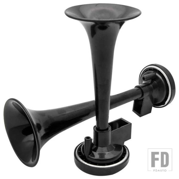 1個 デュアルトランペットエアホーン-12V 178DB あらゆる 12V 車両 ABS と金属プレミアム素材 12V ホーンカーアクセサリー■仕様 【爆買】懸念の高い化学物質:なし原産地:中国本土