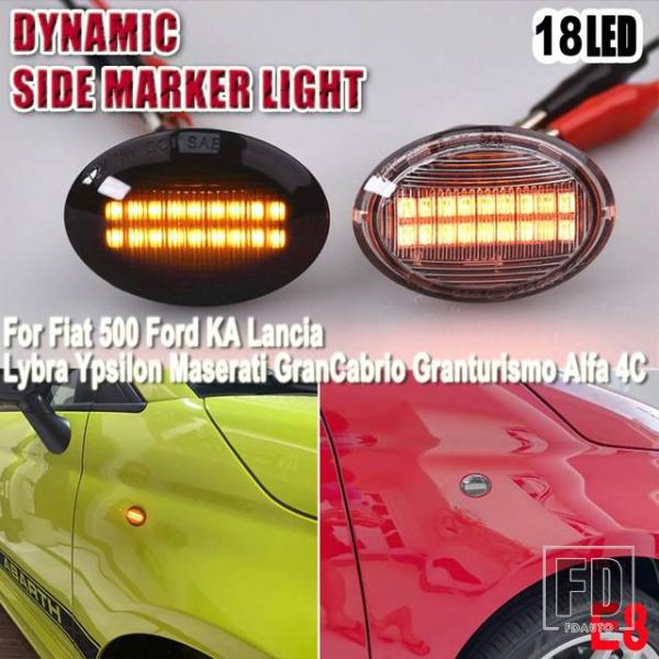 フォード 2X LED サイドマーカーライトウィンカーランプクリア FIAT 4S 63 3P NUOVA 500 ABARTH KA DESDE ランチア イプシロン マセラティ ■仕様 【爆買】重要な化学物質:なし車両ブランド/モデル:...