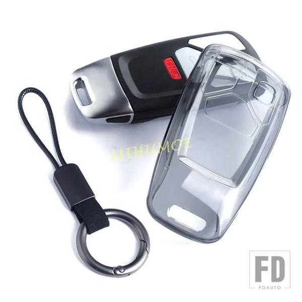 アウディ 黒 TPU クリアキー FOB ケースカバーホルダーアクセサリー A4 B9 A5 Q5 スポーツバック S4 S5 SQ5 TT 2018-2022-25■仕様 【爆買】重要な化学物質:なしブランド名:MIHUMOE原産地:中国...