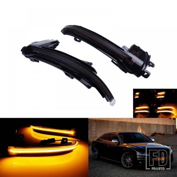 アウディ A3 8P A4 A5 ダイナミックウィングミラーウィンカーLEDインジケーターライトアンバー2個■仕様 【爆買】高懸念化学物質:なしブランド名:ANGRONGタイプ:サイドミラーシグナルウィンカー原産国:中国タイプ:LED適合:...