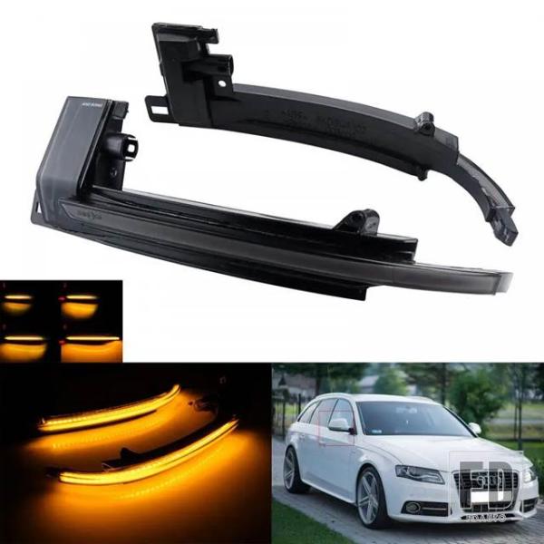 アウディ A3 8P A4 S4 A5 A6 A8 Q3 ダイナミックウィングミラー LED インジケーターシグナルライト■仕様 【爆買】高懸念化学物質:なしブランド名:ANGRONGタイプ:サイドミラー信号ウインカー原産国:中国色:黒ピー...