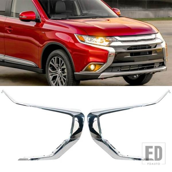 三菱 アウトランダー 2016-21 フロントバンパー フォグランプ クロームモールディングストリップ■仕様 【爆買】高懸念化学物質:なしモデル:PEIJ-A895材質:ABS原産国:中国タイプ:クロムスタイリングOEM番号:6407A14...