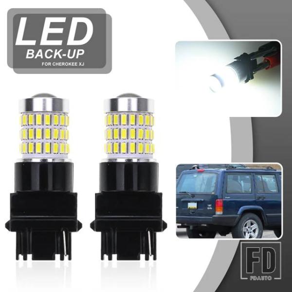 ジープ 1984-2007年式 チェロキー XJ グランドチェロキー 2 3 コマンダー LED リバースライトバルブ T25 3157 P27/7W CANバス バックアップラン■仕様 【爆買】高懸念化学物質:なし車両ブランドモデル:JE...
