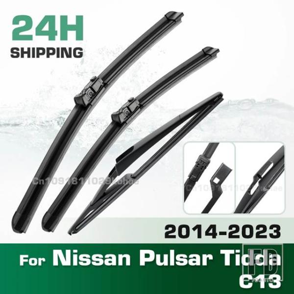 日産 ワイパー LHDRHD フロントリアワイパーブレードセット PULSAR TIDDA C13 2014-2023 フロントガラス ウィンドウ■仕様 【爆買】高懸念化学物質:なし配置:フロント リア特徴:クリーン重量:0.4ブランド名:...