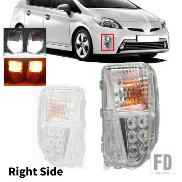 プリウス 2012-2015 フロントバンパー LED フォグライトアセンブリ LED ドライビングライト DRL ランプ 1個■仕様 【爆買】高懸念化学物質:なし車両ブランドモデル:汎電圧:12Vルーメン:A重量:0.53kgモデル:LE...