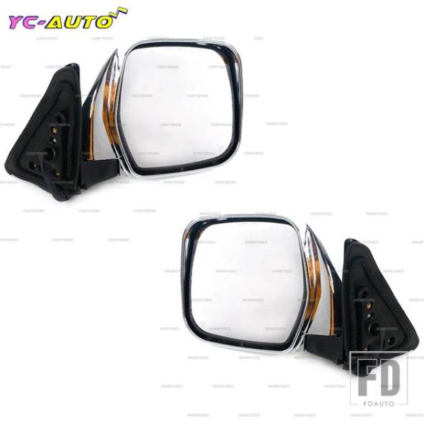 ランドクルーザー プラド LC90 1996-2002 RZJ95VZJ95 5ピン 加熱クロームメッキ外装ドア リアビュー サイドミラーアセンブリ付き■仕様 【爆買】外部テスト認証:ISO9001原産国:中国タイプ:ミラー＆カバー認証:I...