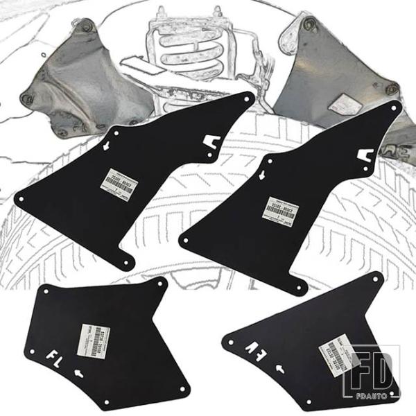 ランドクルーザー プラド J120 J150 フェンダー コントロールアーム スプラッシュライナー ダストシール 4個 5373535150 5373635150 538863502■仕様 【爆買】高懸念化学物質:なし重量:0.3KG外部試...