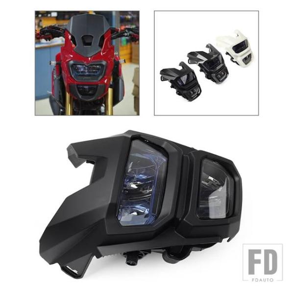 ホンダ グロム MSX125 MSX 125 2016-2018 バイクLEDヘッドライトフロントライトランプ＆カバー■仕様 【爆買】保護部品:その他高懸念化学物質:なし原産国:中国本土適合年:詳細説明の通り