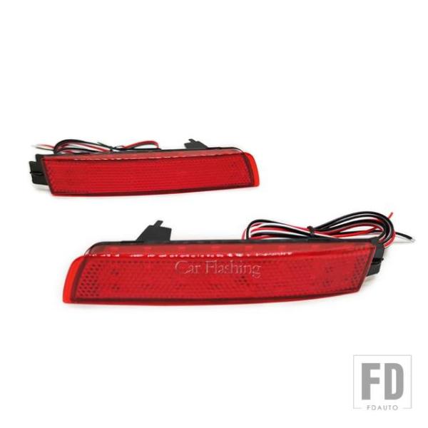 日産ジューク ムラーノ セントラ クエスト テラ キックス インフィニティFX35 FX37 FX50 ESQ QX70 リアバンパーリフレクターライト テールブレ■仕様 【爆買】機能:リアライト色:赤電圧:12Vルーメン:500LM重量:...