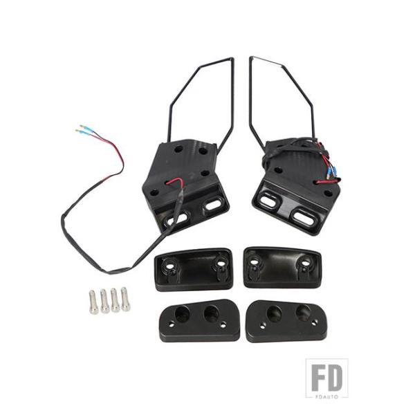 ホンダ CBR600RR 2003-2019 カーボン製 イエロー リアビュー サイドミラー ウィンカーライト付き■仕様 【爆買】高懸念化学物質:なし原産国:中国本土