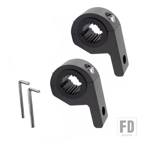 2個 オートバイLEDヘッドライトクランプブラケット ヘッドライトランプホルダーサポート オートバイ スポットライト フォグライトマウント■仕様 【爆買】懸念される化学物質:なしバイクメーカー:CHAMPION SIDECARS INDIA...