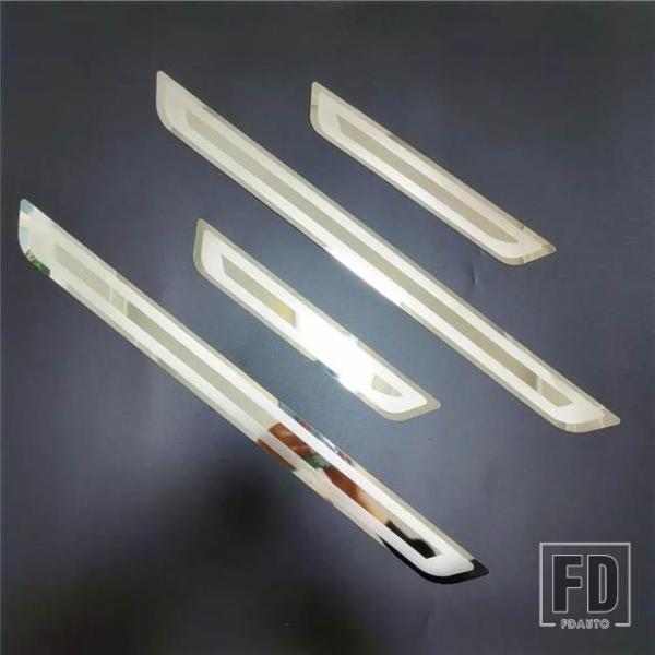 VW GOLF GTI JETTA BORA POLO UP VENTO 2010-2022 2023 車ドアシルスカッフプレートトリム キックペダルガードアクセサリー■仕様 【爆買】幅:3.8cm長さ:49cm外部テスト認証:ISO900...