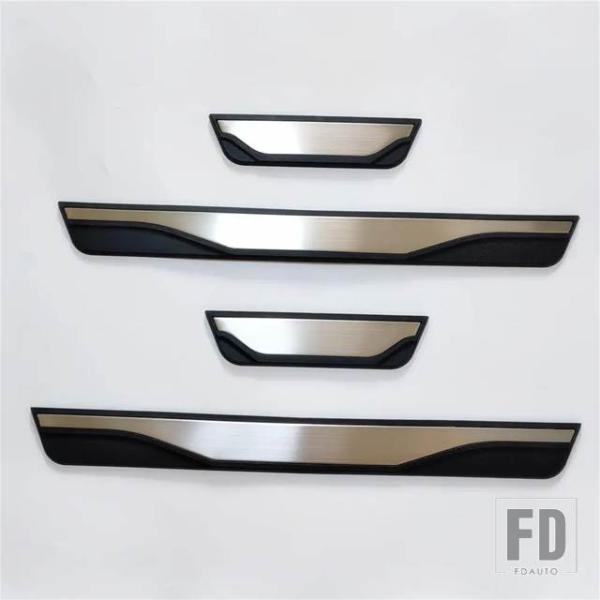 VW T-CROSS 2018-23 ドアシルスカッフプレートトリムカースタイリングキックペダルプロテクターアクセサリー■仕様 【爆買】高懸念化学物質:なし幅:5.5cm長さ:54.5cm外部試験認証:ISO9000モデル:車のドアシルスカ...