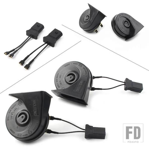 2X オート スネイル ホーン 12V 125DB 大音量ホーンVW ゴルフ MK5 MK6 MK7 ジェッタ ポロ 6R パサート トゥーラン トゥアレグ CC など ■仕様 【爆買】高懸念化学物質:なし重量:630.0g外部テスト認証:...