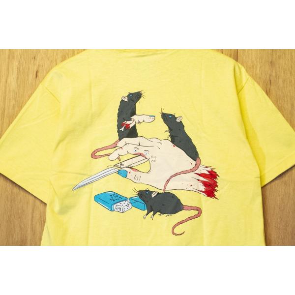 VAGRANT SCAVENGER S/S TEE light yellow バグラント スケーツ TシャツSIZE　M　L　XL肩幅　約48cm、約54cm、約58cm身幅　約48cm、約55cm、約60cm着丈　約69cm、約76cm、...