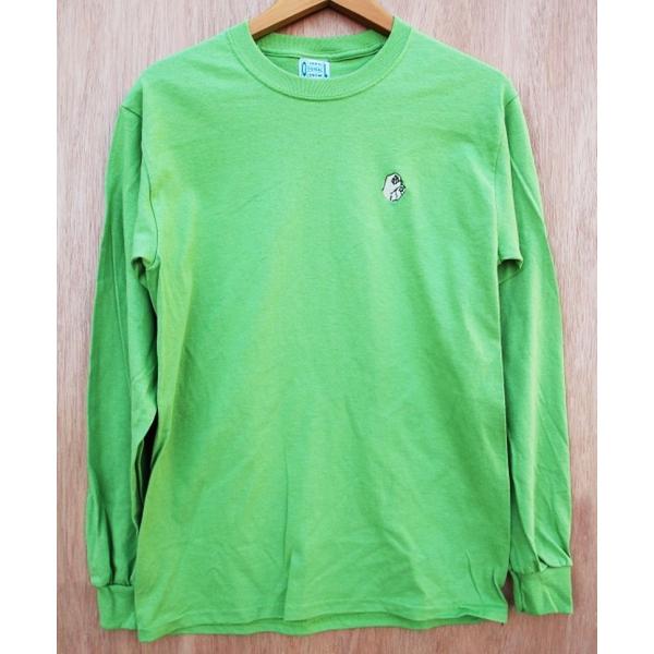 ODDBALL ORIGINAL (オッドボール,オリジナル,ロンＴ) HAND SIGN  L/S TEE KIWIレイトモデルのハンドサイン刺繍のシンプルなロンＴ年齢を問わずに着用できる優れものシンプルな物がいい方にはオススメの鉄板商品...