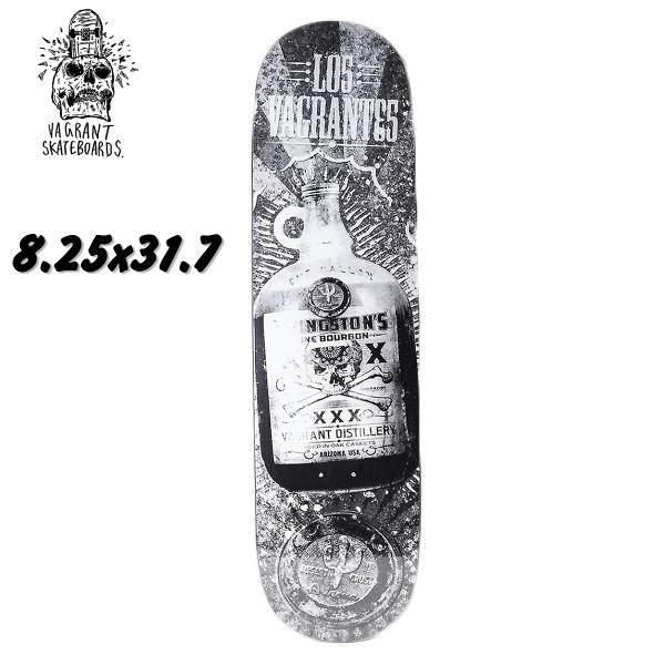 VAGRANT SKATEBOARD LIVING STONE FINE BOURBON 8.25 バグラントスケートボード デッキ全長　約80.5cmホイールベース　約36cmノーズ長　約17.2cmテール長　約17.2cmウエスト幅　約...
