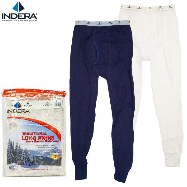 INDERA MILLS TRADITIONAL LONG JOHNS 800DR 810DR インデラミルズ サーマル5 oz.65% Cotton/35% Polyester ThermalsSIZE　S　M　Lウエスト　約31cm、約...