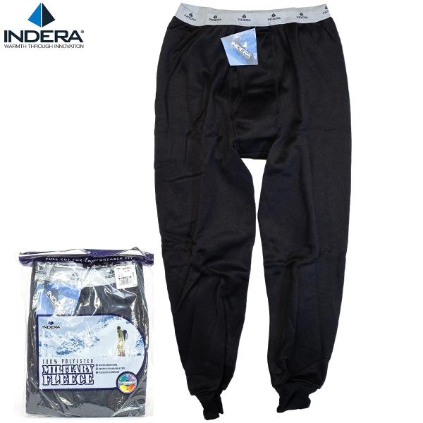 INDERA MILLS MILITARY WEIGHT FLEECED POLYESTER black 985DR インデラミルズ フリースインナー10 oz.100% PolyesterSIZE　　S　M　Lウエスト　約31cm、約35...