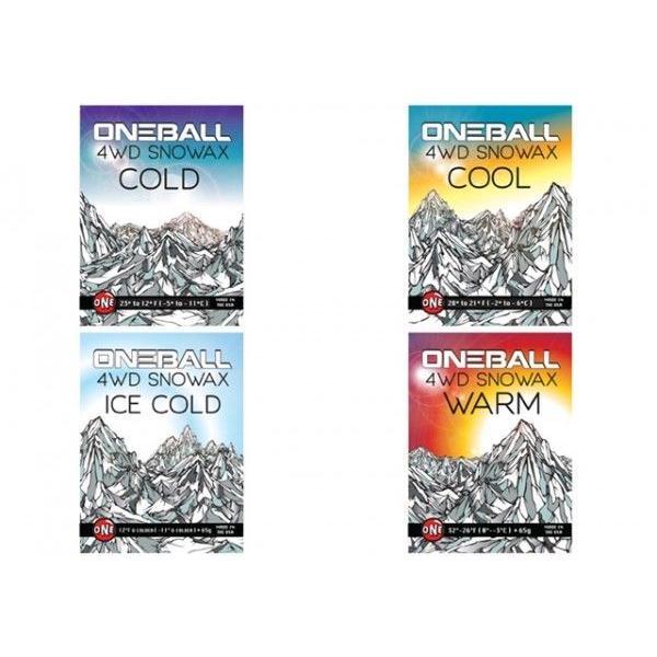 ONEBALLJAY 4WD WAX ワンボールジェイ ベースワックス165g（摂氏）ICE -11C、COLD -5C TO -11C、COOL -2C TO -6C、WARM 0C TO -3C4WD は、ワールドカップレースで実績のあ...