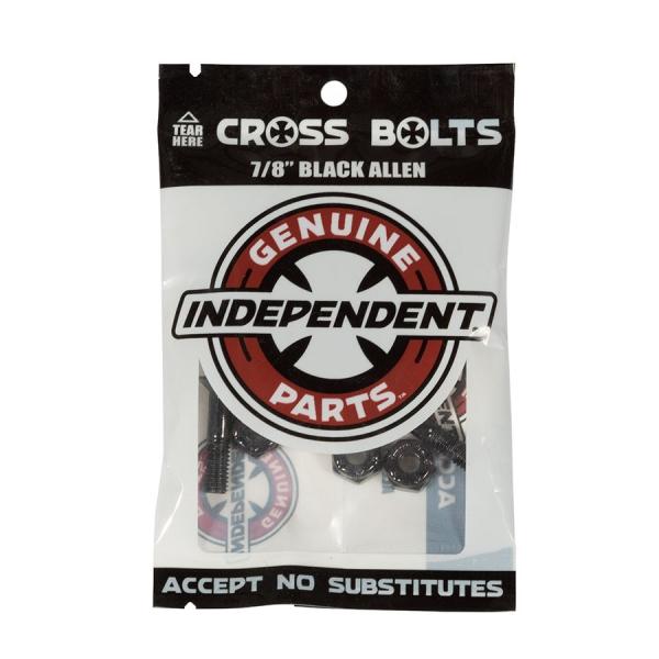 INDEPENDENT インディー 六角ビス 7/8 ALLEN BOLTS BLACK
