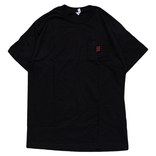 ODDBALL ORIGINAL S/S TEE (オッドボール オリジナル 刺繍 ポケットTシャツ) 一一一一 S/S POCKET TEE 刺繍 black当店の誕生日（11月11日）にちなんでのデザインとなりますSIZE      　...