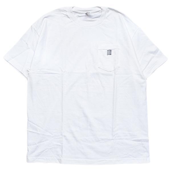 ODDBALL ORIGINAL S/S TEE (オッドボール オリジナル 刺繍 ポケットTシャツ) 一一一一 S/S POCKET TEE 刺繍 white当店の誕生日（11月11日）にちなんでのデザインとなりますSIZE      　...