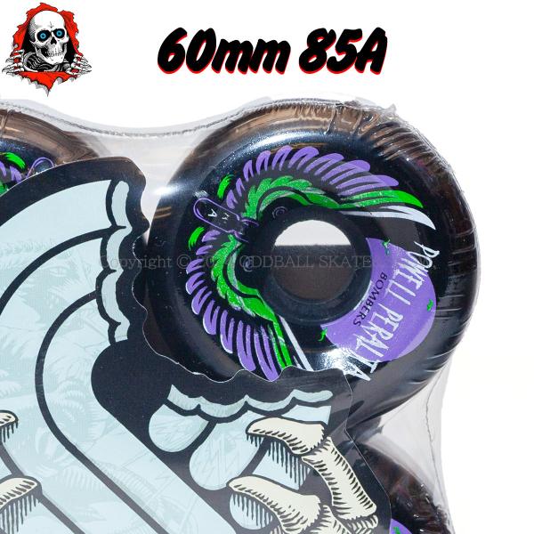 パウエルペラルタ ソフトウィール POWELL PERALTA BOMBER black 60mm 85Aサイズ（直径）：60mmサイズ（幅）：40mm硬さ：85Aスピード・耐久性・適度なグリップに定評のあるPOWELL WHEELS