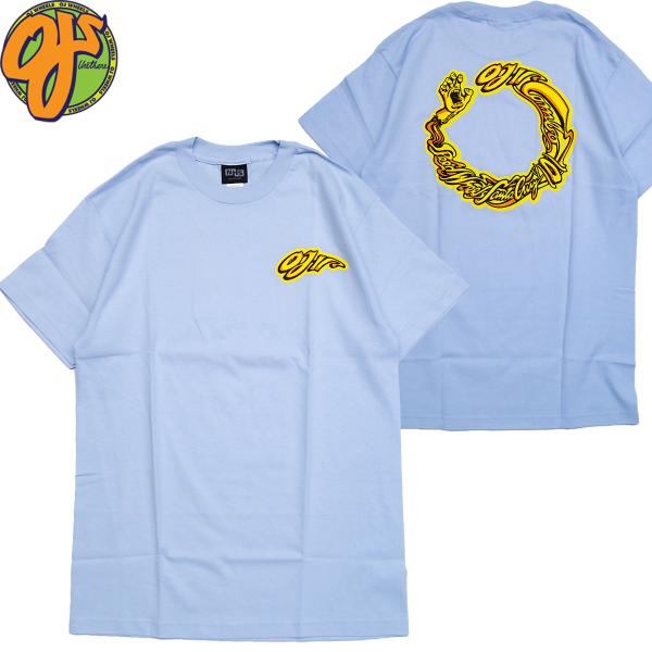 OJ WHEEL OJ2 COMBO S/S TEE powder blue オージェーウィール TシャツSIZE　M　L　XL肩幅　約47cm、約53cm、約60cm  身幅　約49cm、約54cm、約60cm着丈　約71cm、約76cm...