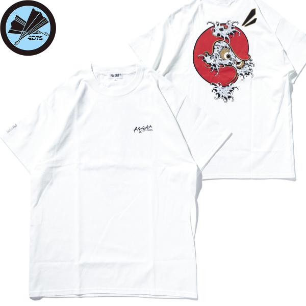 4D7S HEAIGHT NAMIDARUMA TOSHIKAZU NOZAKA S/S TEE white ホデナス TシャツSIZE　L　XL　XXL　　　肩幅　約51cm、約58cm、約62cm身幅　約56cm、約61cm、約66cm...