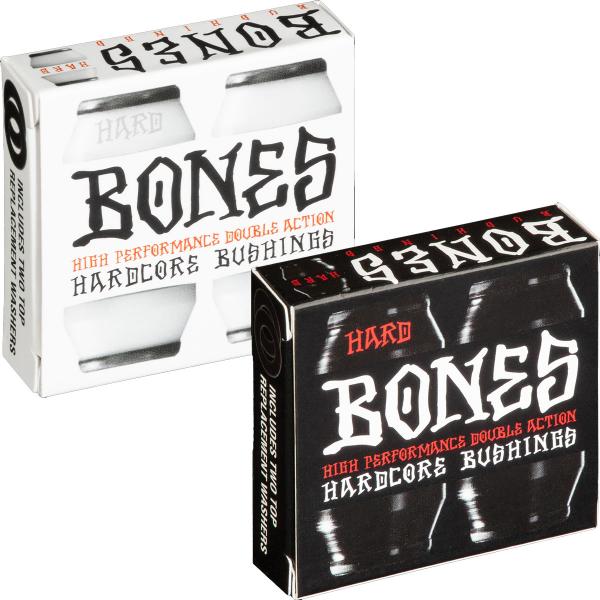 BONES HARDCORE BUSHING HARD ボーンズ ハードコアブッシュ数量：4個入り硬さ：96A*ハードリプレイスメントワッシャー付高反発ウレタンを使用しブッシュ中心にコアが入った二重構造のトラック用ブッシュ通常のブッシュゴム...