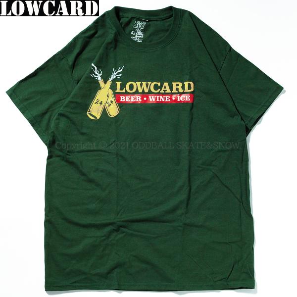 LOWCARD LIQOUR STORE RUN S/S TEE d.green ローカード TシャツSIZE　S　M　L　XL 肩幅　約45cm、約50cm、約56cm、約58cm身幅　約45cm、約50cm、約56cm、約60cm着丈　...