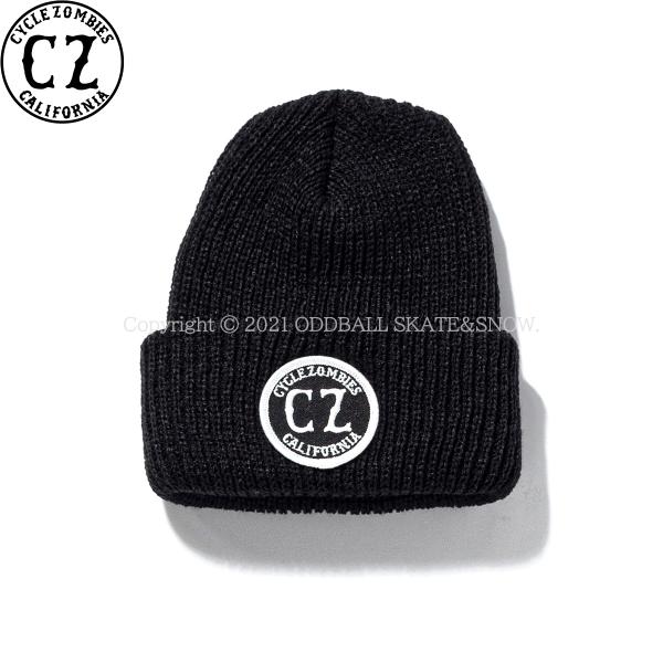 CYCLE ZOMBIES CALIFORNIA BEANIE black サイクルゾンビーズ ビーニー