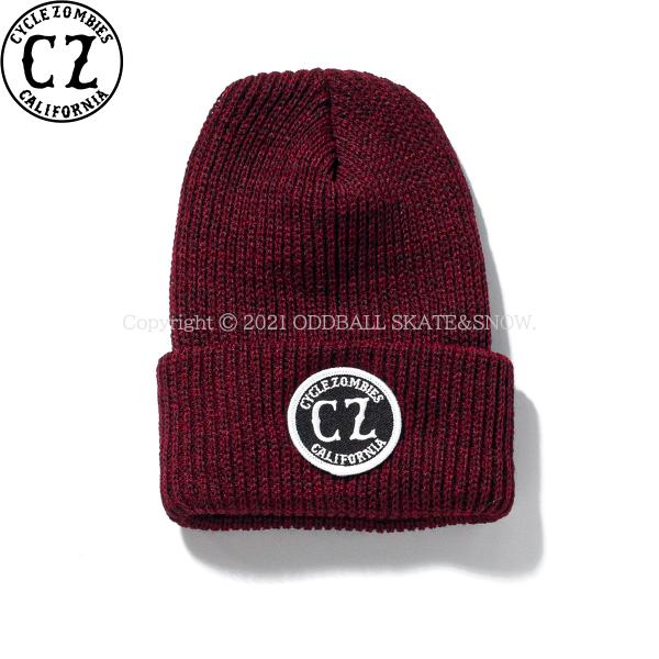 CYCLE ZOMBIES CALIFORNIA BEANIE Burgundy Heather サイクルゾンビーズ ビーニー