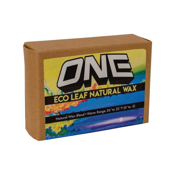 ONEBALLJAY ECO LEAF NATURAL 100G TROPICAL WARM TEMPERATURE SNOWBOARD SKI WAX ワンボールジェイ ベースワックス当社のエコ リーフ ナチュラル スキーおよびスノーボー...
