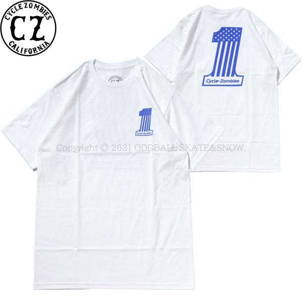 CYCLE ZOMBIES FACTORY Standard S/S TEE white サイクルゾンビーズ TシャツSIZE　M　L　XL肩幅　約48cm、約51cm、約58cm身幅　約52cm、約56cm、約61cm着丈　約72cm、約...