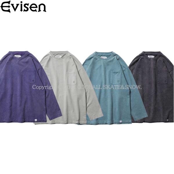 EVISEN SKATEBOARDS DENNIS LS TEE エビセン ロンTColor : Black,Green,Beige,PurpleSize : M,L,XLMaterial : Cotton 100%9 ozの裏毛コットン生...