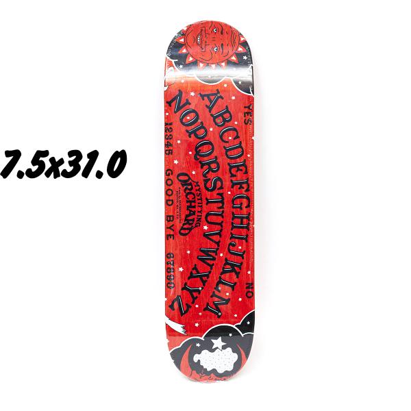 ORCHARD 7.5インチ MYSTIFYING OUIJA BOARD 7.5 オーチャード キッズサイズ デッキ全長　約78.7cmホイールベース　約35.5cmノーズ長　約17cmテール長　約16.3cmウエスト幅　約19.1cm