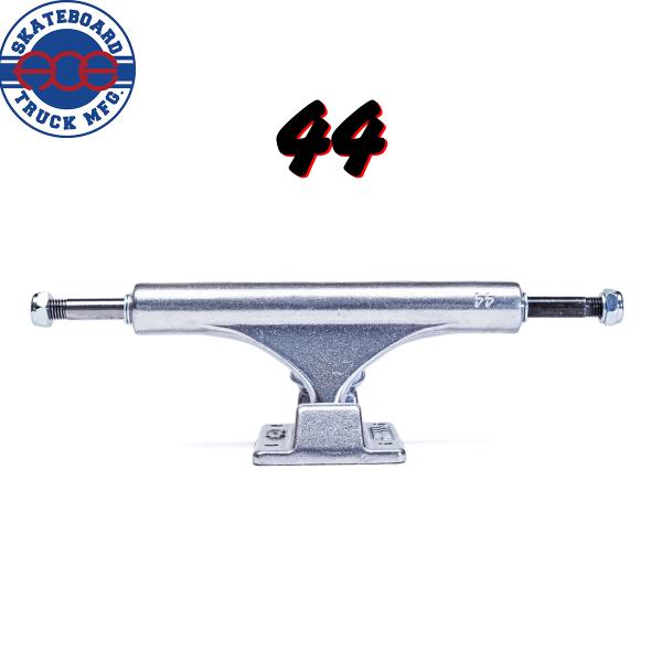 ACE TRUCK 44 polish エーストラック1セット(2個)の値段表示です高さ53mm定評のあるクラシックモデル 。7071アルミニウムと3056スチールのアクスルは、確かなパフォーマンスを提供します。テーパードハンガーエンドとオ...